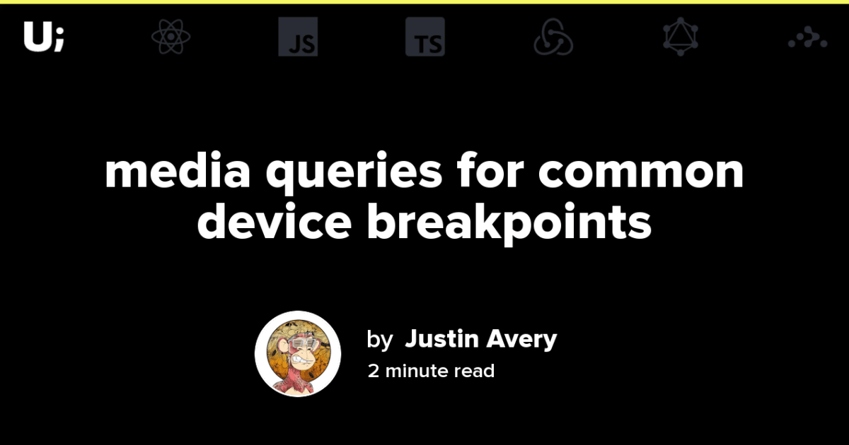 media queries for common device breakpoints media queries for common device breakpoints
